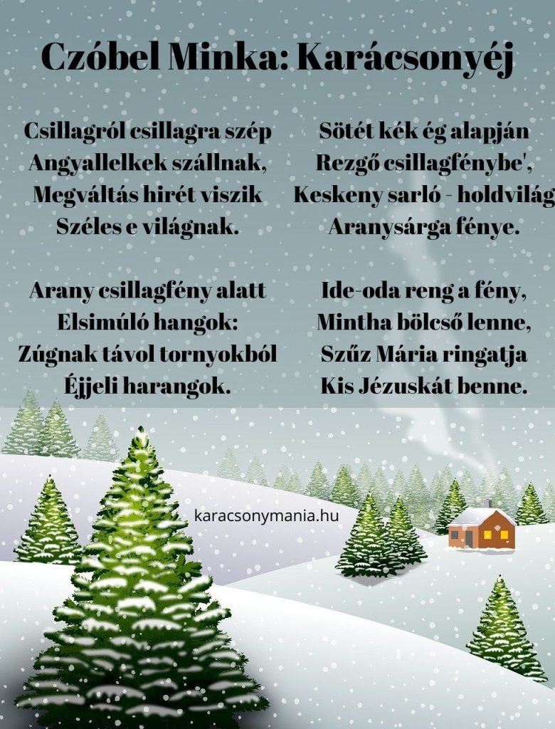 Régi karácsonyi versek gyerekeknek és felnőtteknek » Karácsony Mánia